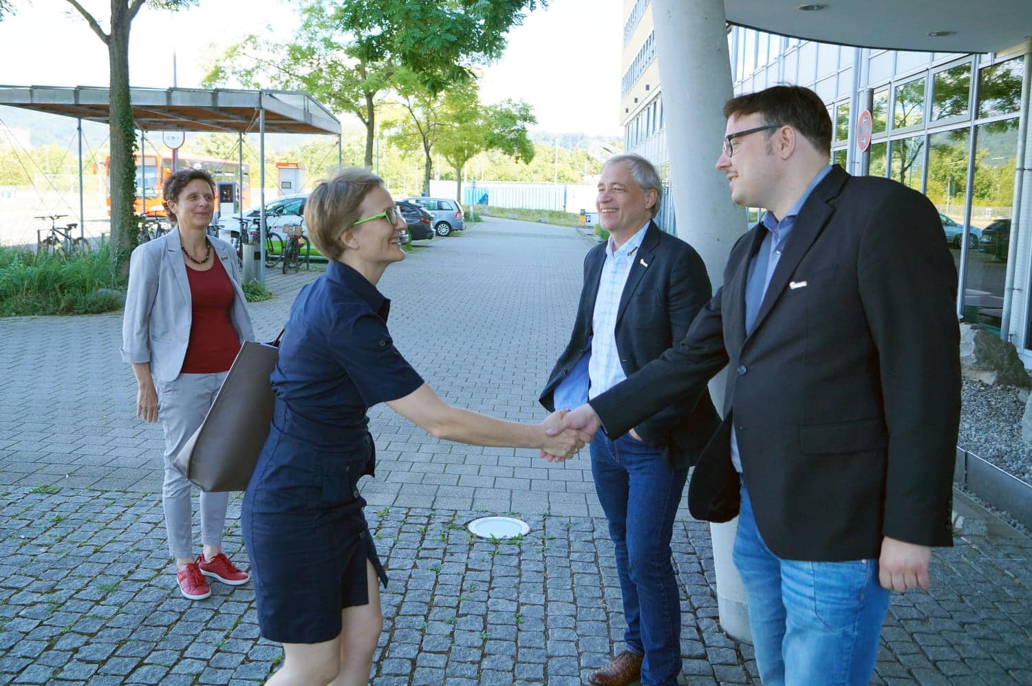 Besuch der parlamentarischen Staatssekretärin Dr. Brantner beim neuen ...